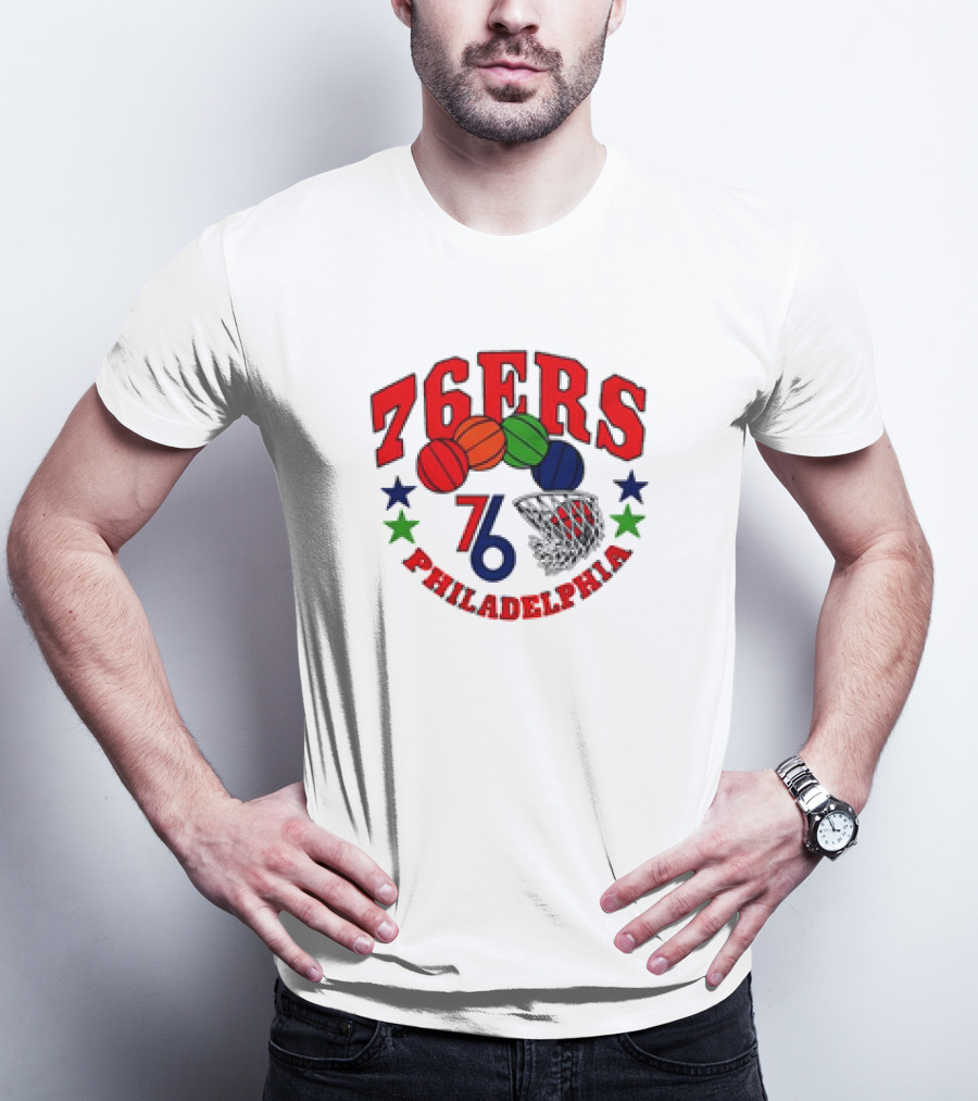 Philadelphia 76ERS 76 Basketball Stars City Edition T-Shirt