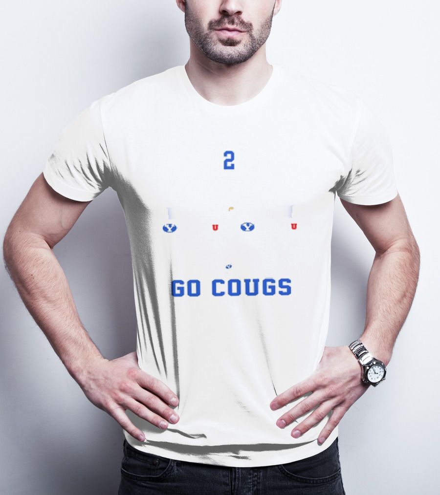 BYU Cougars Back 2 Back The Holy War Beat Utah Utes Go Cougs T-Shirt