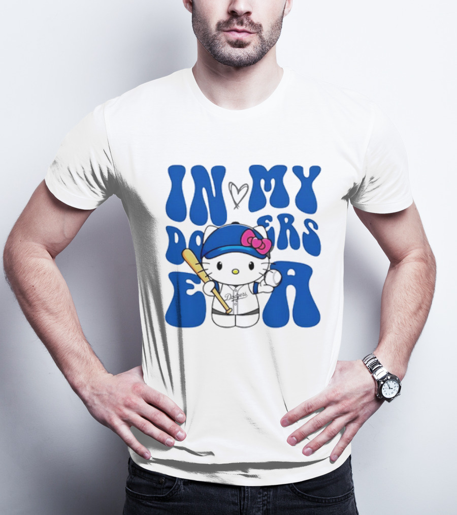 Hello Kitty Los Angeles Dodgers In My Dodgers Era T-Shirt