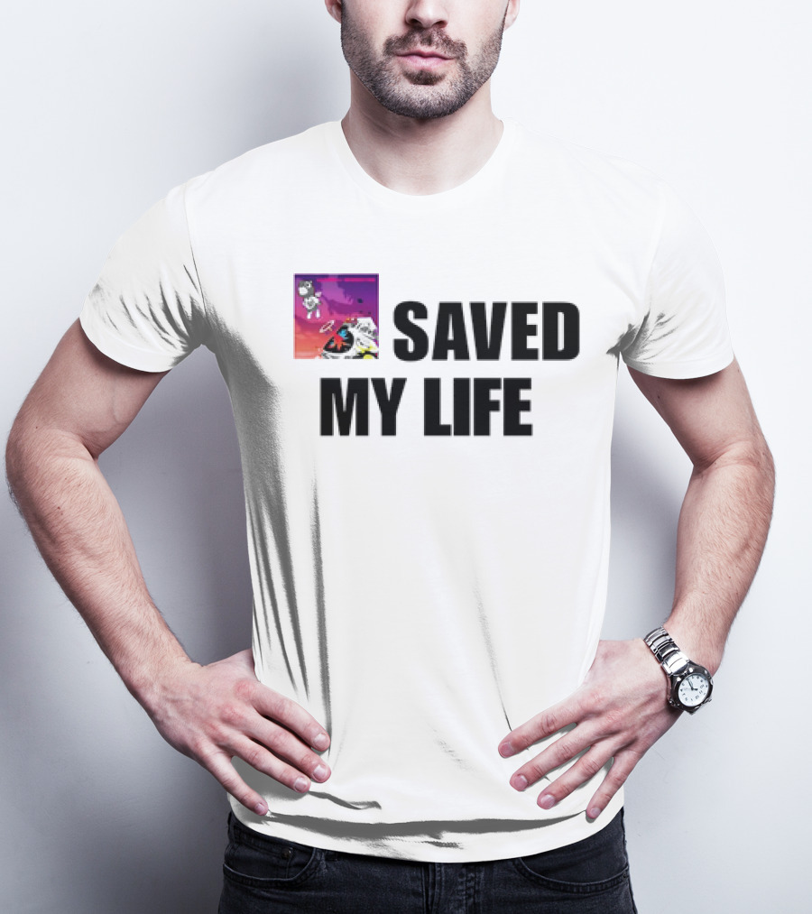 Kanye West Graduation Album Cover Art Saved My Life T-Shirt