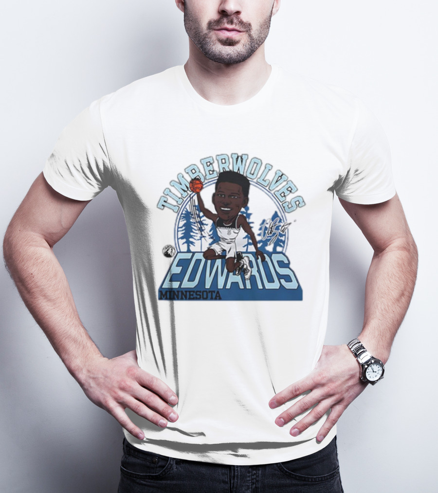 TIMBERWOLVES EDWARDS MINNESOTA T-Shirt