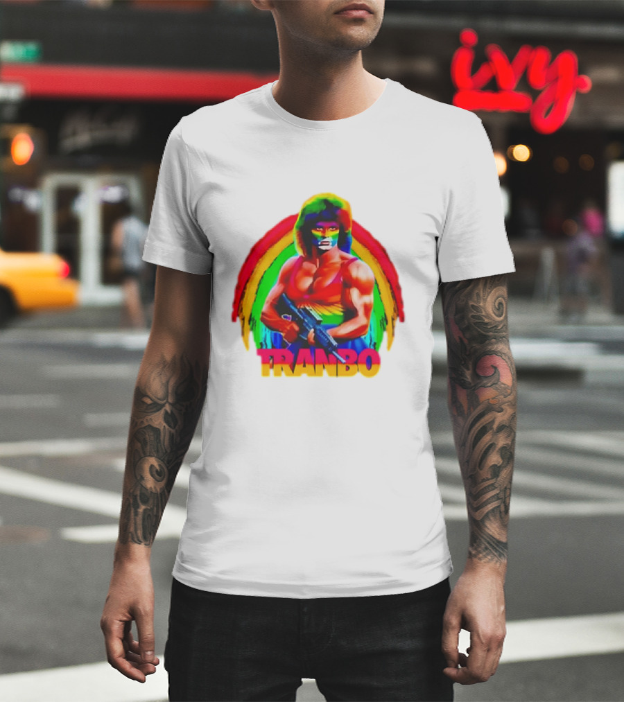 Tranbo Rambo Rainbow Warrior T-Shirt
