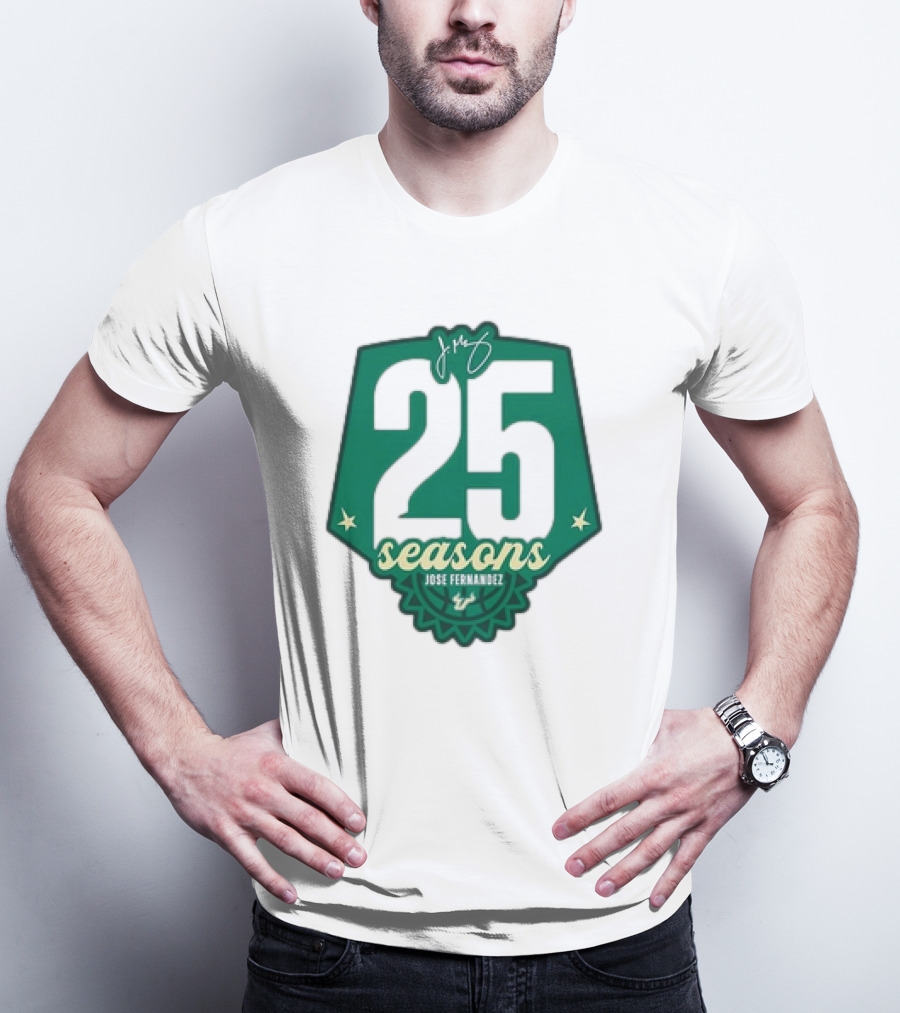 USF Women's Basketball 25 Seasons Jose Fernandez T-Shirt