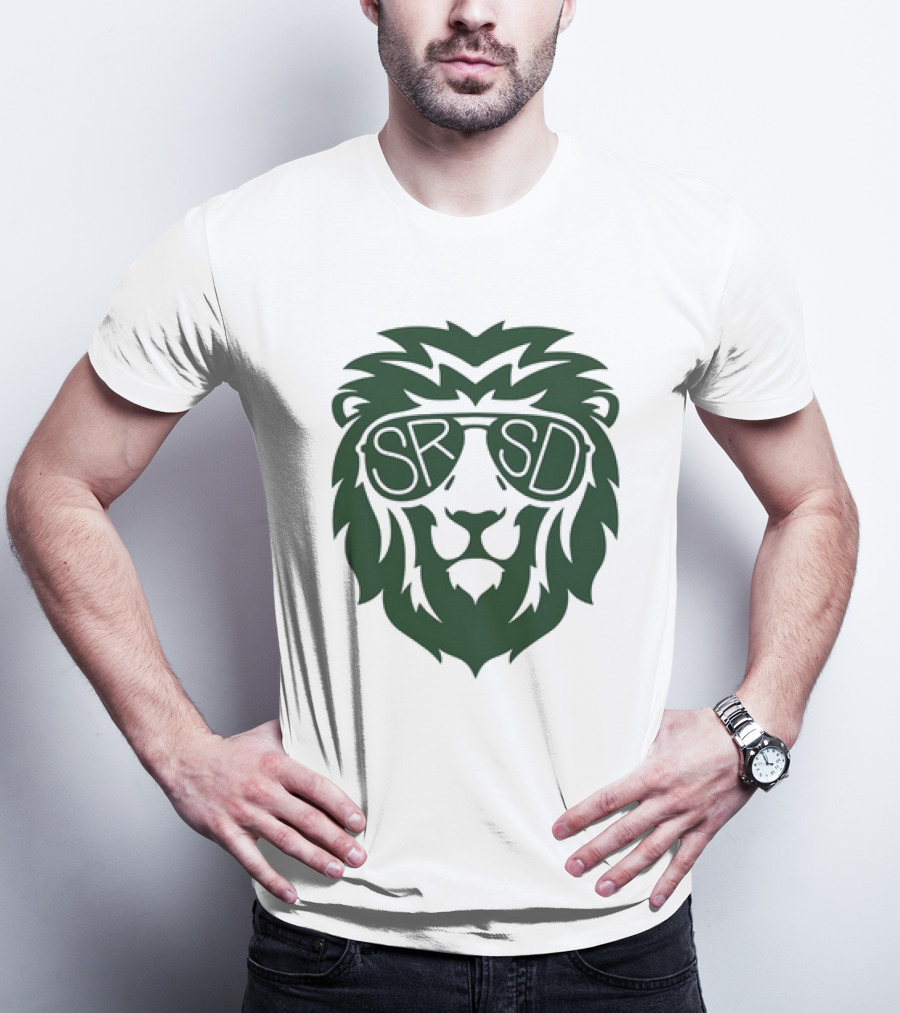 SRSD St. Rita Lion Mascot In Sunglasses T-Shirt