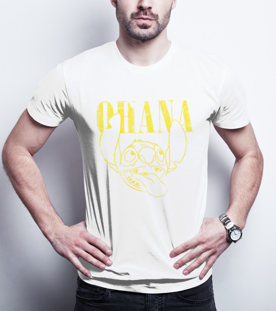 Ohana Stitch Nirvana Collaboration T-Shirt