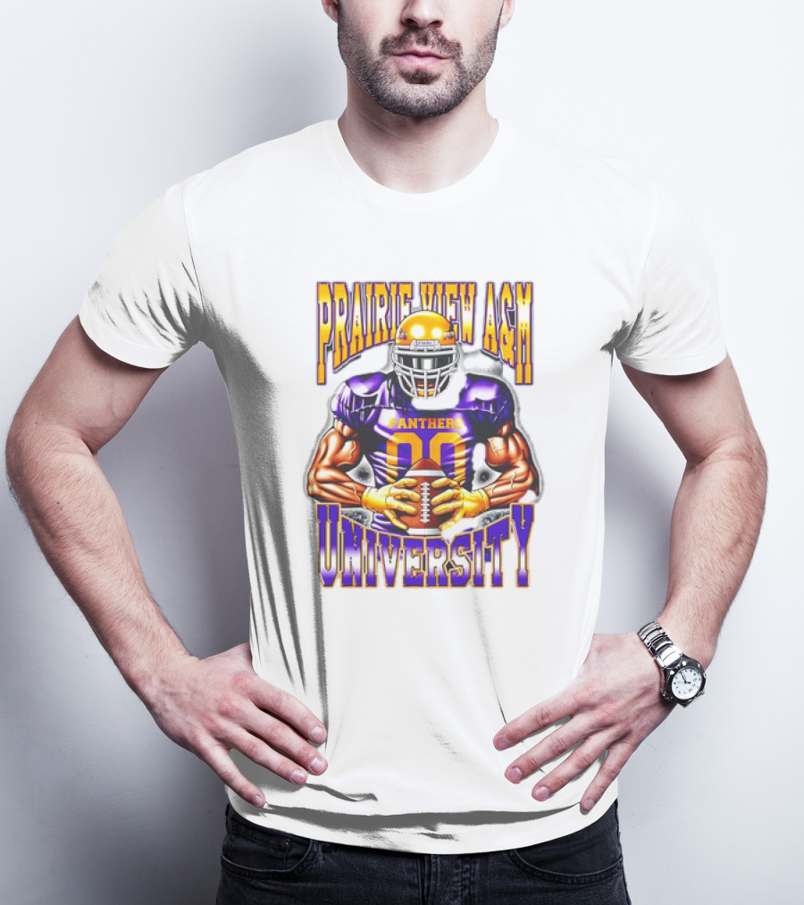 Prairie View A&M University Panthers Football Player 00 T-Shirt