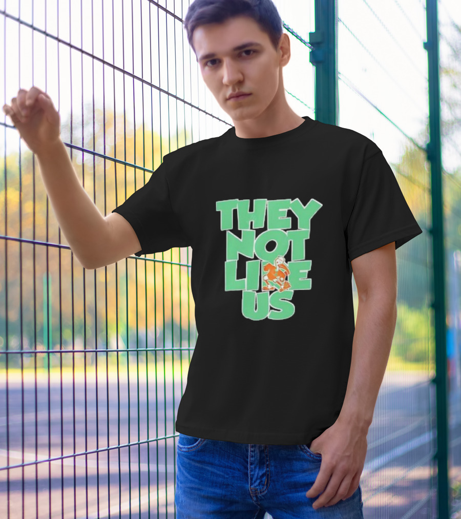 Original Miami Hurricanes They Not Like Us Iconic Team Spirit T-Shirt