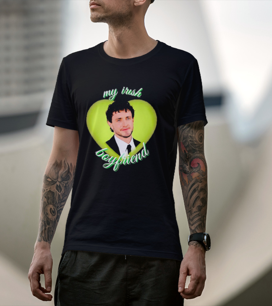 Paul Mescal My Irish Boyfriend Heart T-Shirt