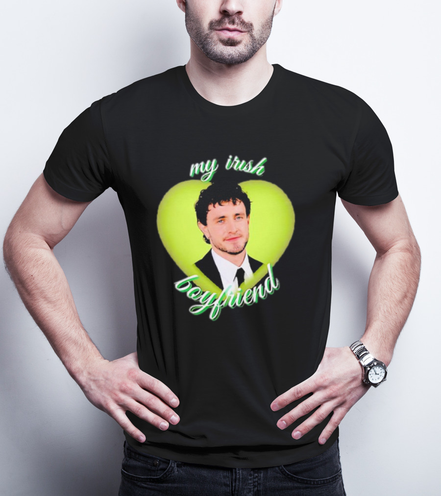 Paul Mescal My Irish Boyfriend Heart T-Shirt