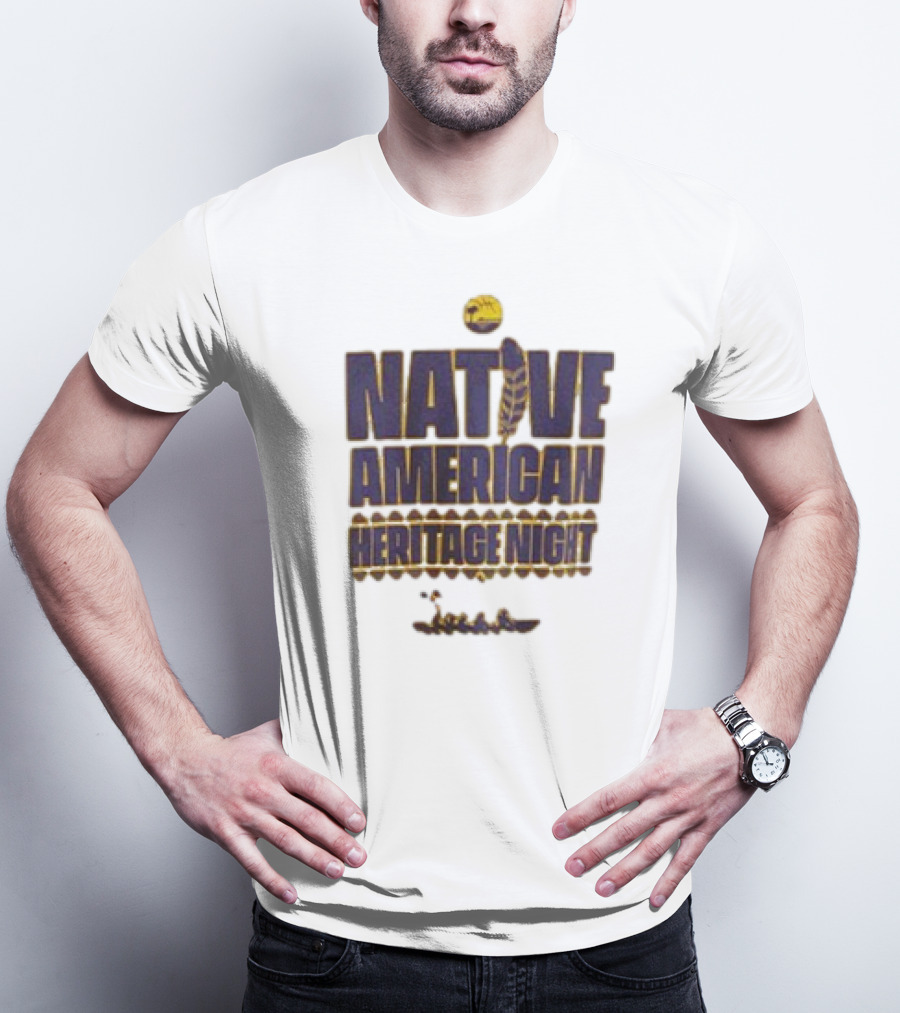 South Bay Lakers Native American Heritage Night Basketball Feather T-Shirt