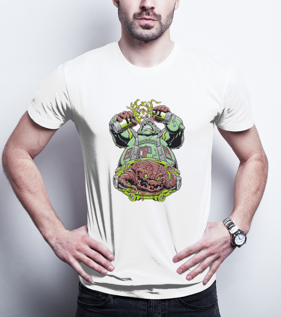 Krang Teenage Mutant Ninja Turtles Android Attack Comic T-Shirt