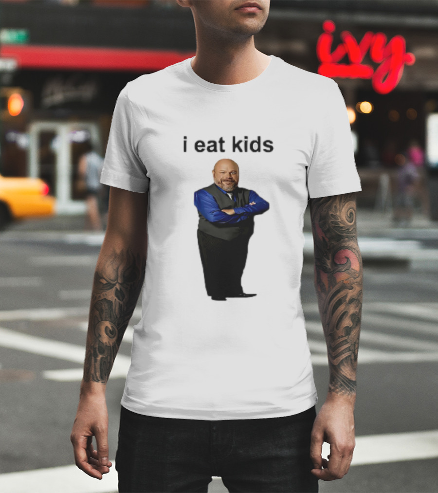 I Eat Kids Funny Meme Tapestry T-Shirt