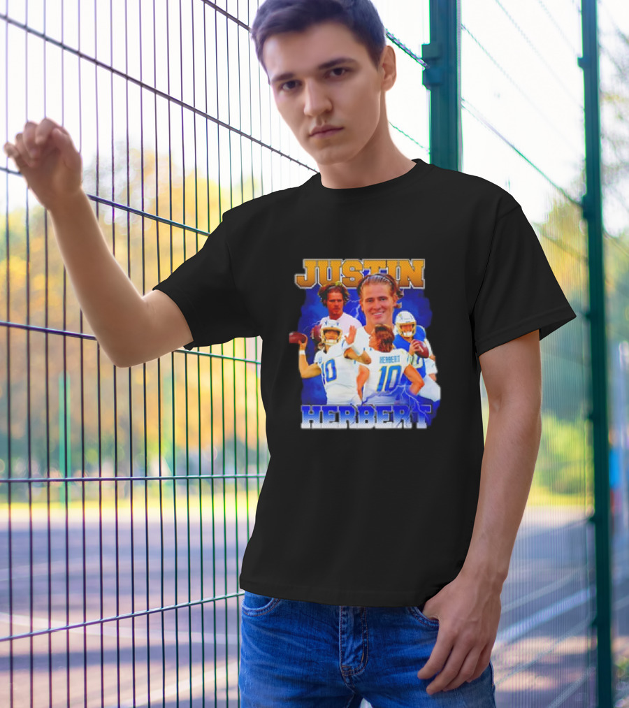 Justin Herbert Football Vintage T-Shirt