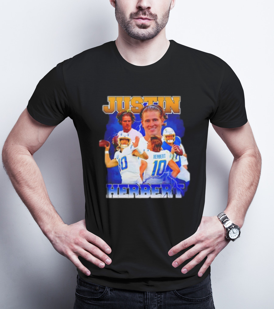 Justin Herbert Football Vintage T-Shirt