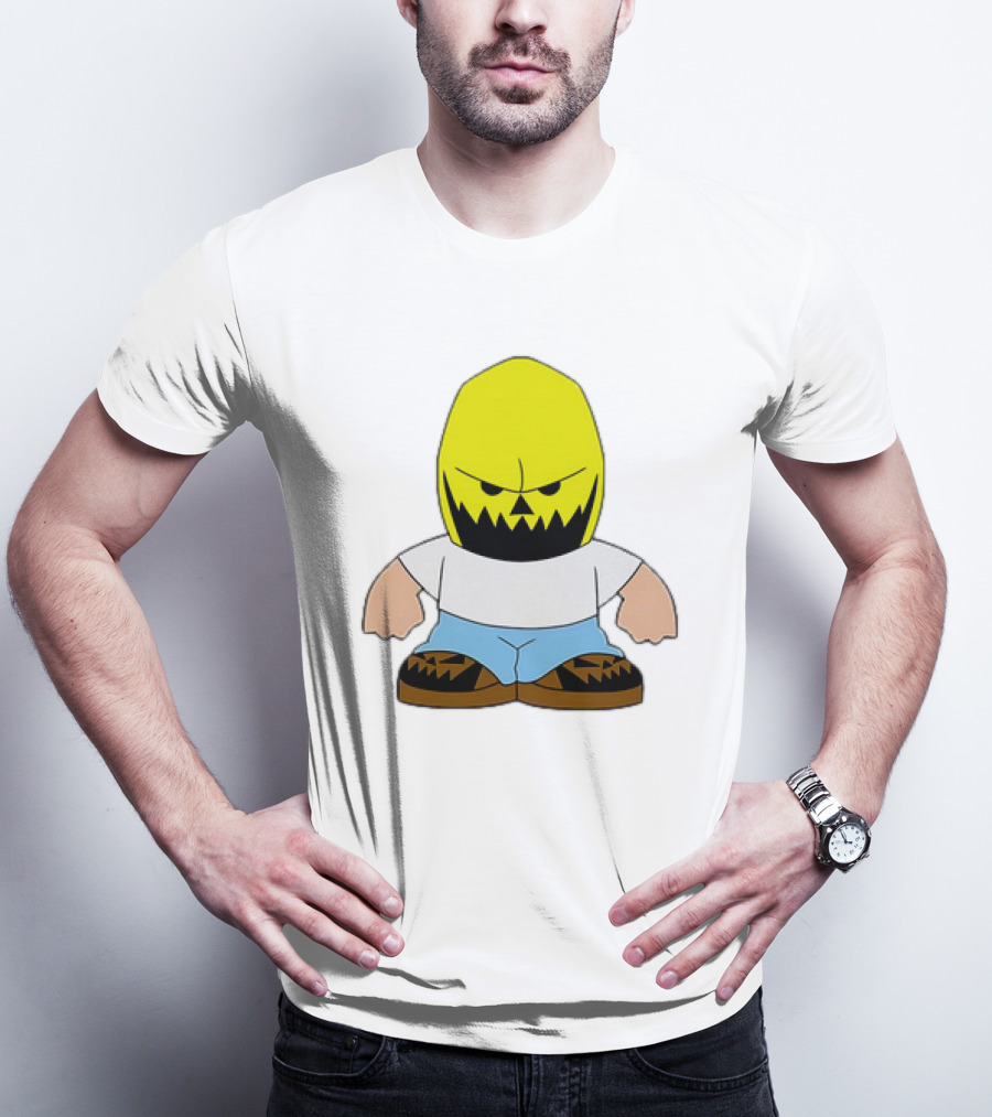 Dude Babbitt Revived Yellow Masked Cartoon Character T-Shirt