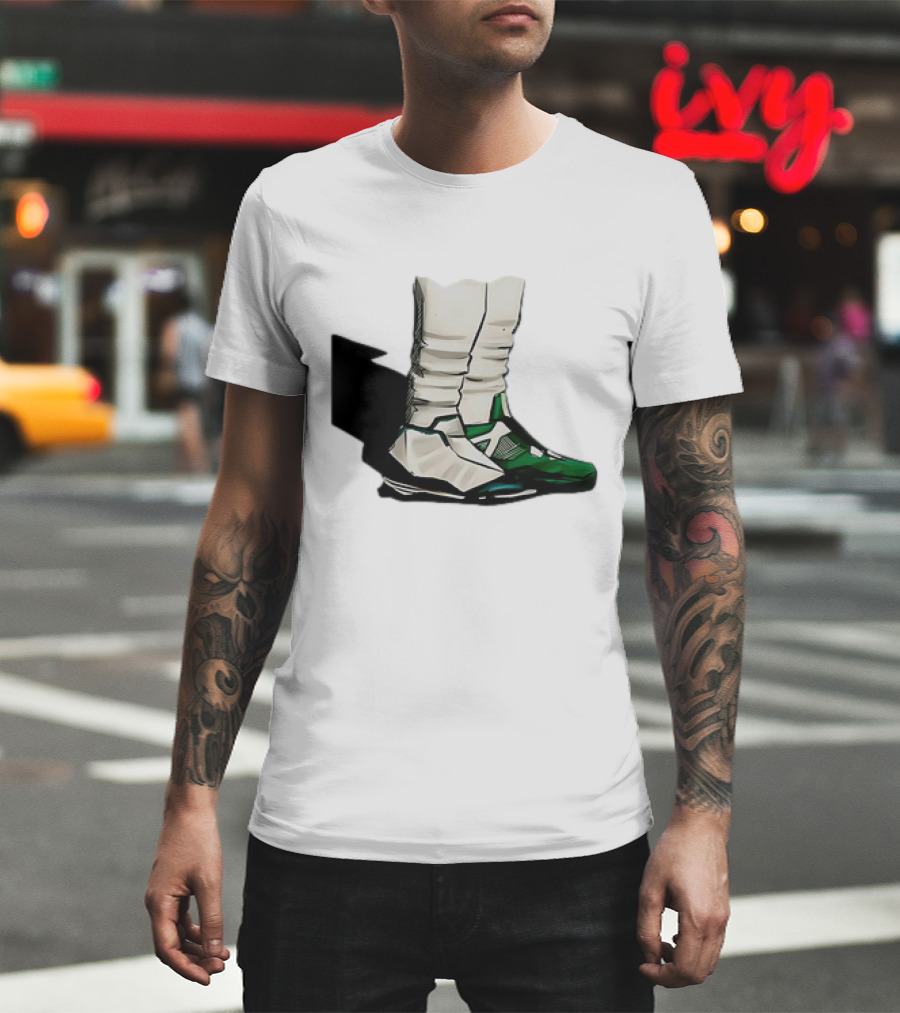 Jalen Hurts Eagles Two Shoes T-Shirt