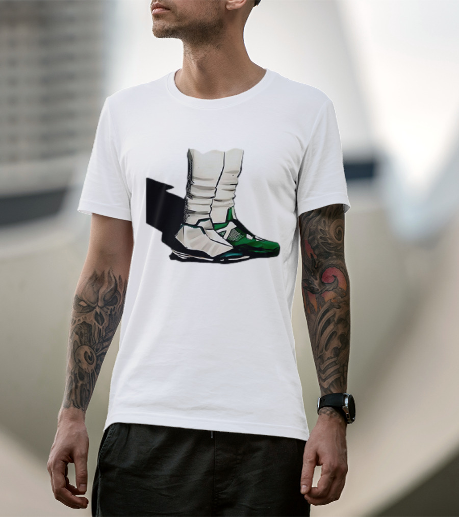 Jalen Hurts Eagles Two Shoes T-Shirt