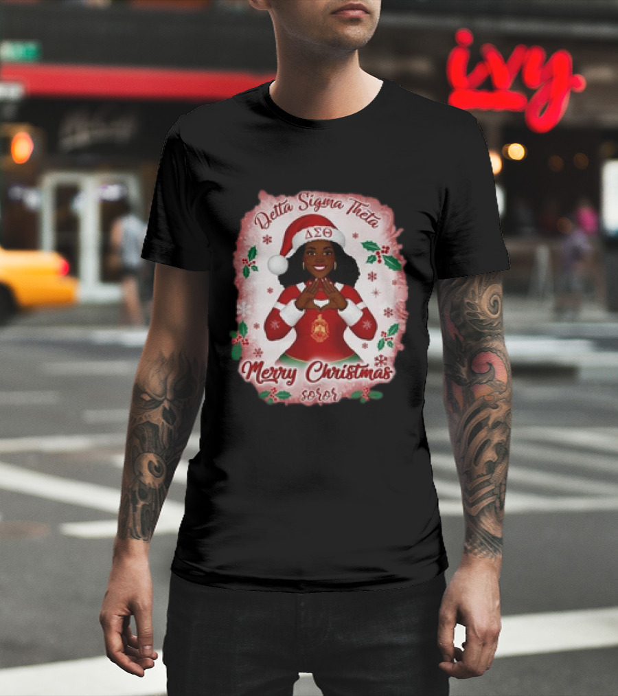 Delta Sigma Theta Merry Christmas Soror T-Shirt