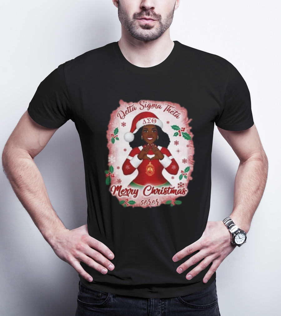 Delta Sigma Theta Merry Christmas Soror T-Shirt