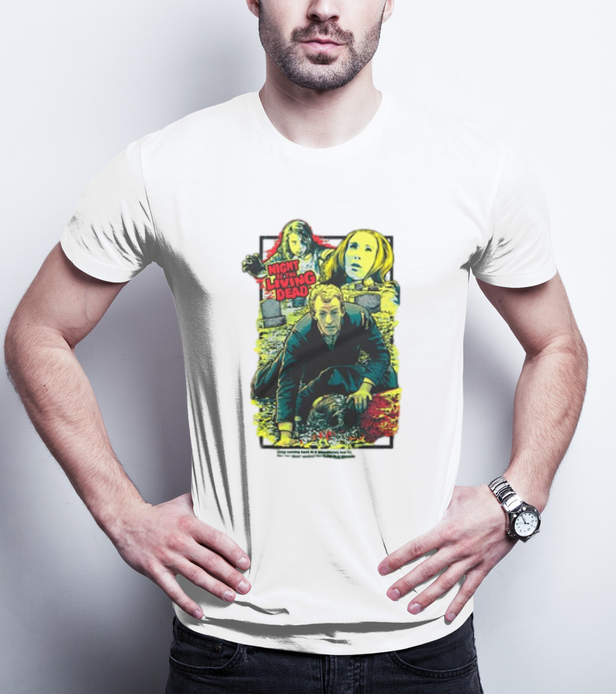 Night Of The Living Dead Horror Collage T-Shirt