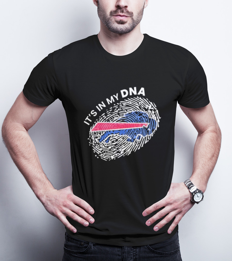 Buffalo Bills It's In My DNA Fingerprint T-Shirt
