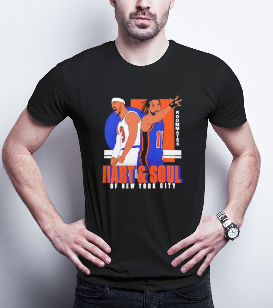 Hart And Soul Dynamic Roommates Of New York City Basketball T-Shirt
