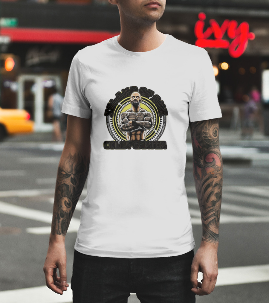 Colby Carter Island Of One Retro Tattoo Bodybuilder T-Shirt