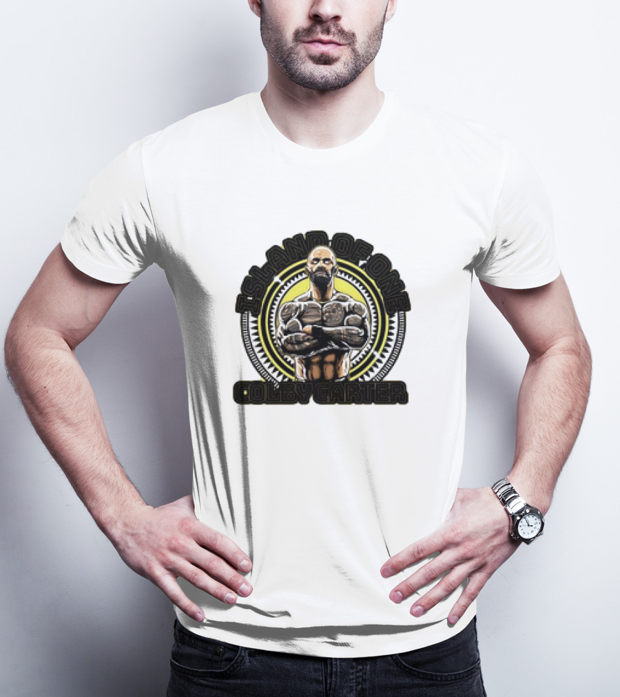 Colby Carter Island Of One Retro Tattoo Bodybuilder T-Shirt