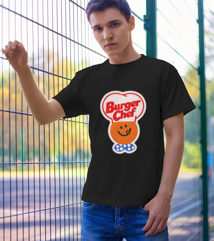 Burger Chef Red Smiling Icon Indianapolis T-Shirt
