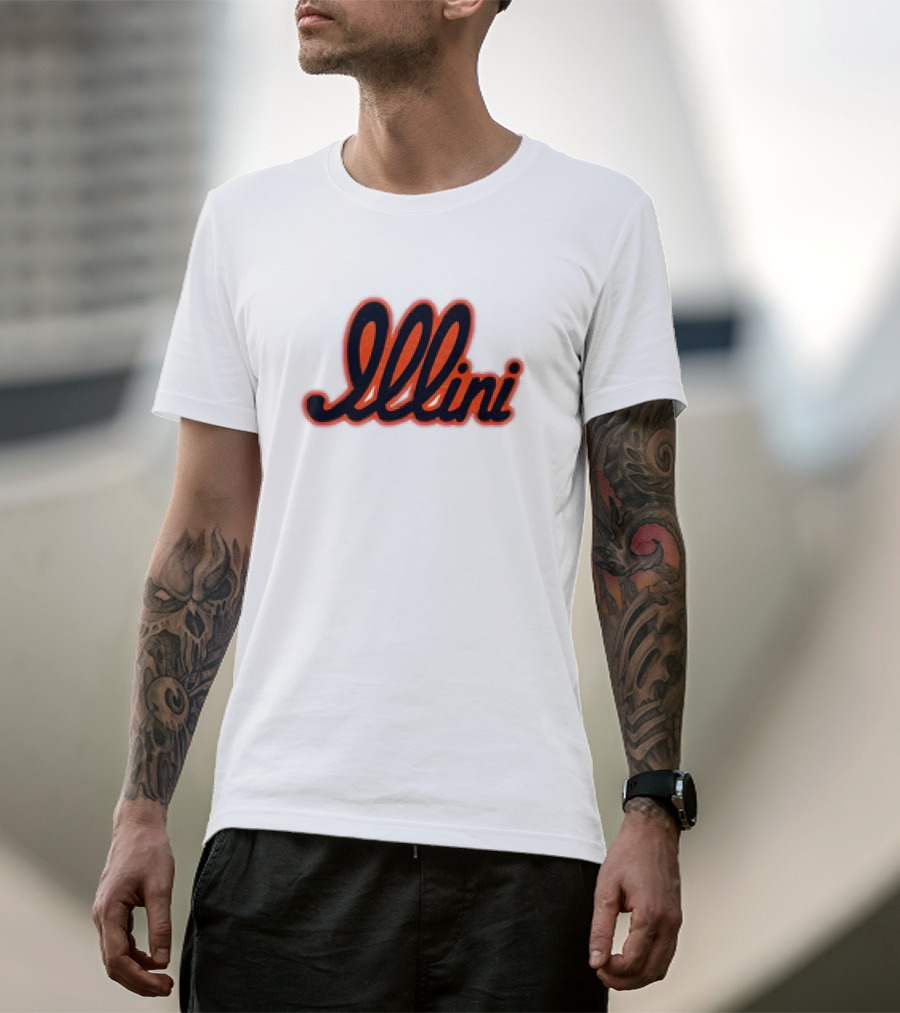 Illini Script University Of Illinois Sports Tradition T-Shirt