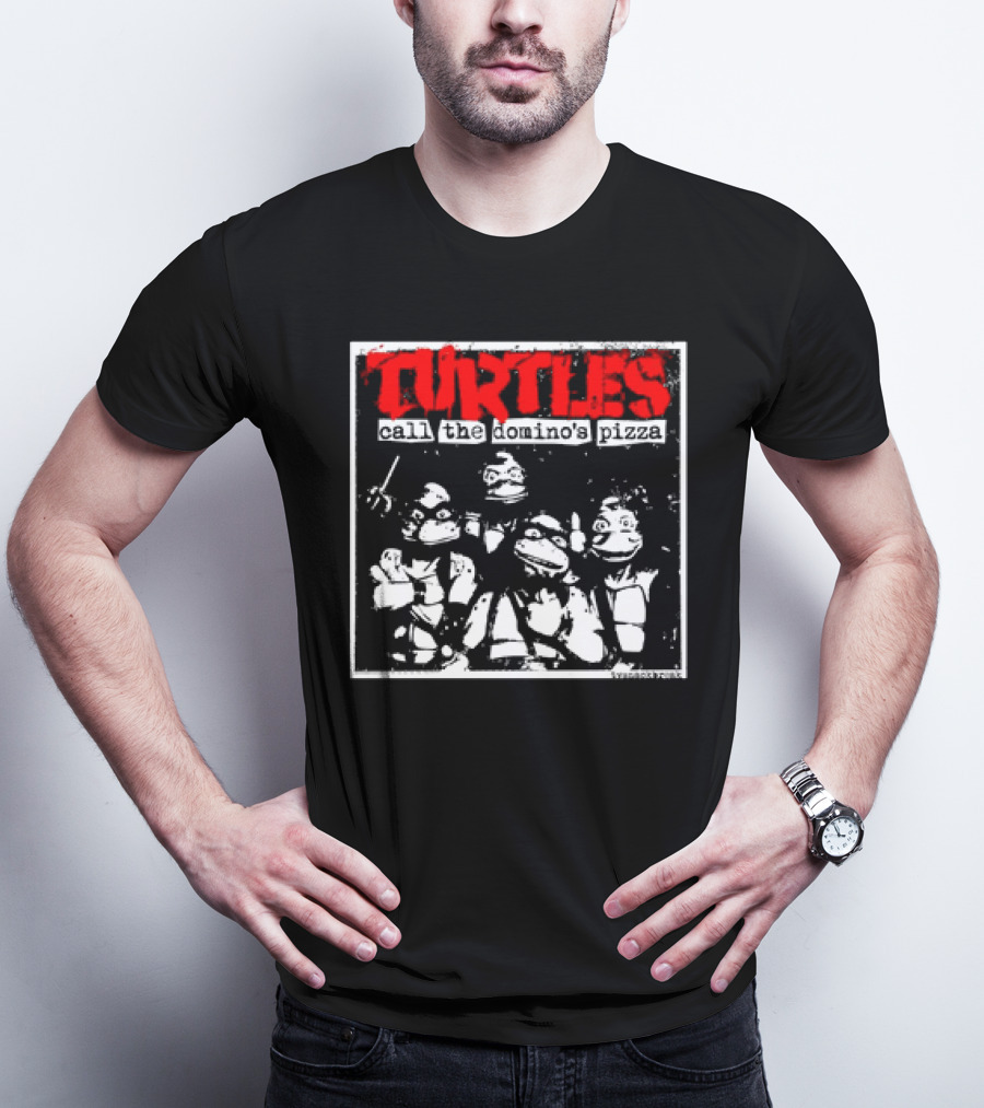 Turtles Call The Domino's Pizza Band T-Shirt