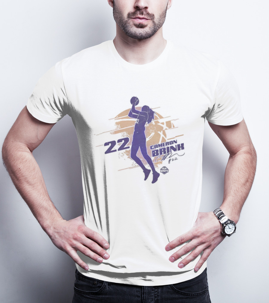 Cameron Brink Los Angeles Sparks Basketball Number 22 Vintage T-Shirt