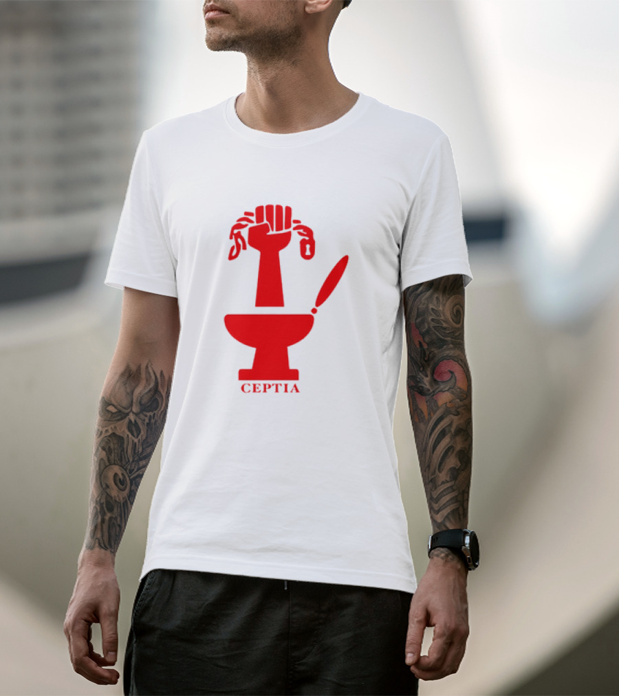 CEPTIA Committee To End Pay Toilets In America Red Fist And Toilet T-Shirt