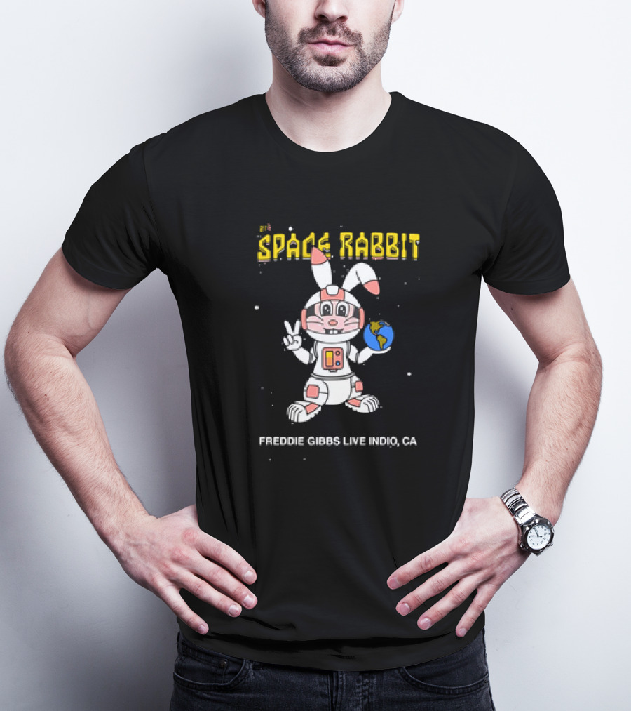 Freddie Gibbs Live Indio California Space Rabbit T-Shirt