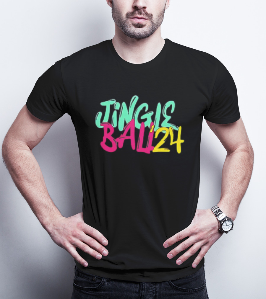 Jingle Ball 24 Colorful Typography T-Shirt
