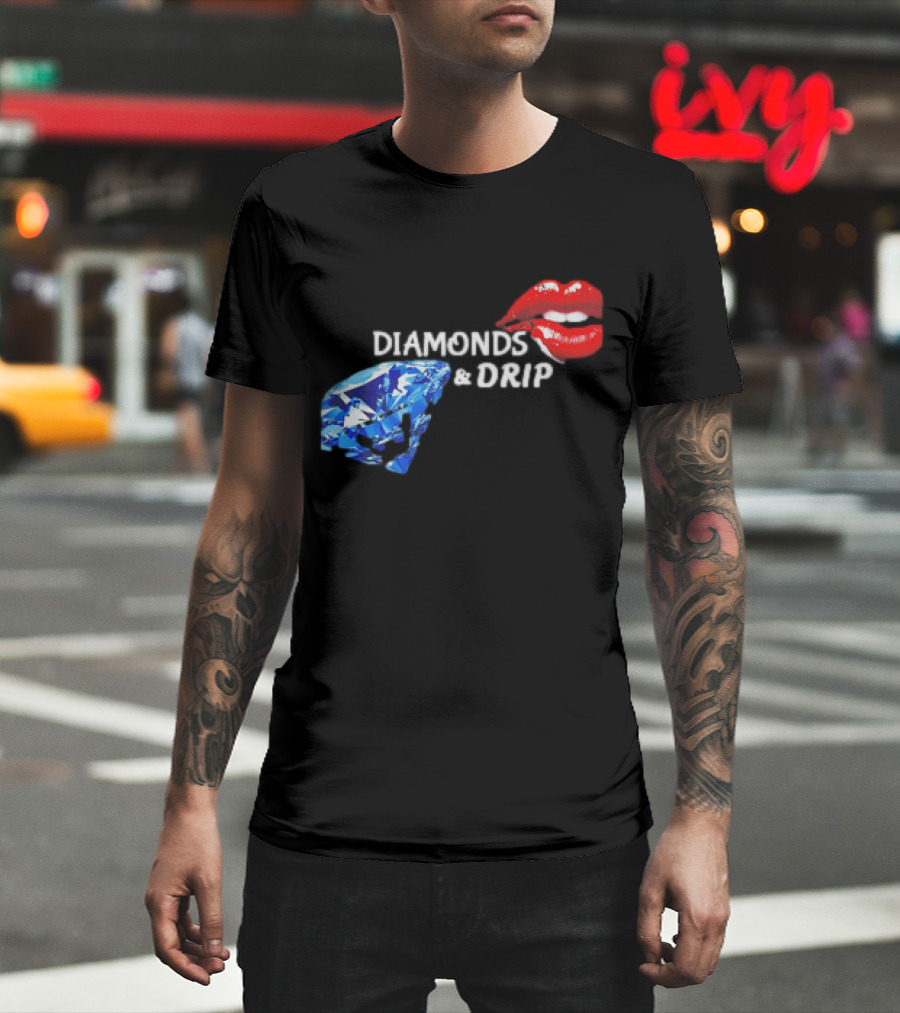 Diamonds And Drip Lips Of Seduction Classic T-Shirt