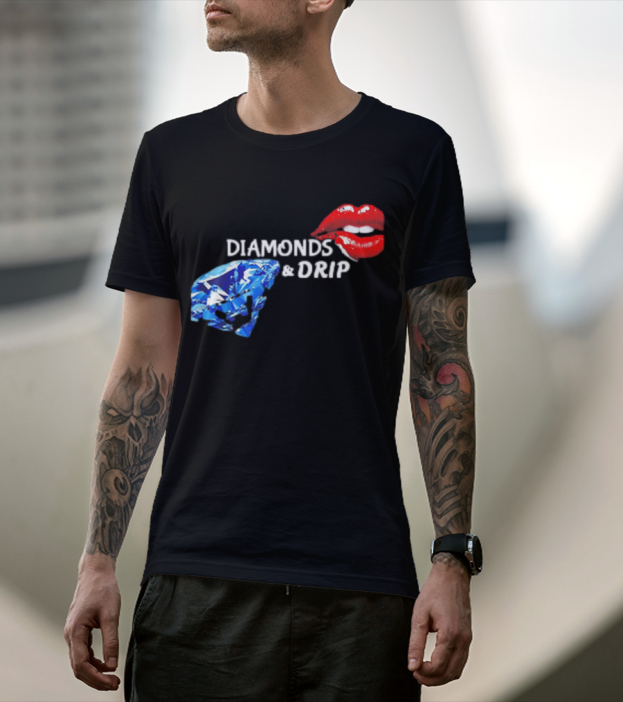 Diamonds And Drip Lips Of Seduction Classic T-Shirt