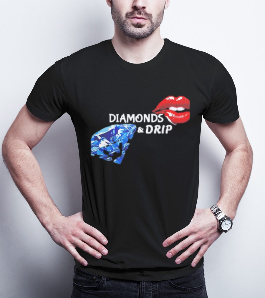 Diamonds And Drip Lips Of Seduction Classic T-Shirt