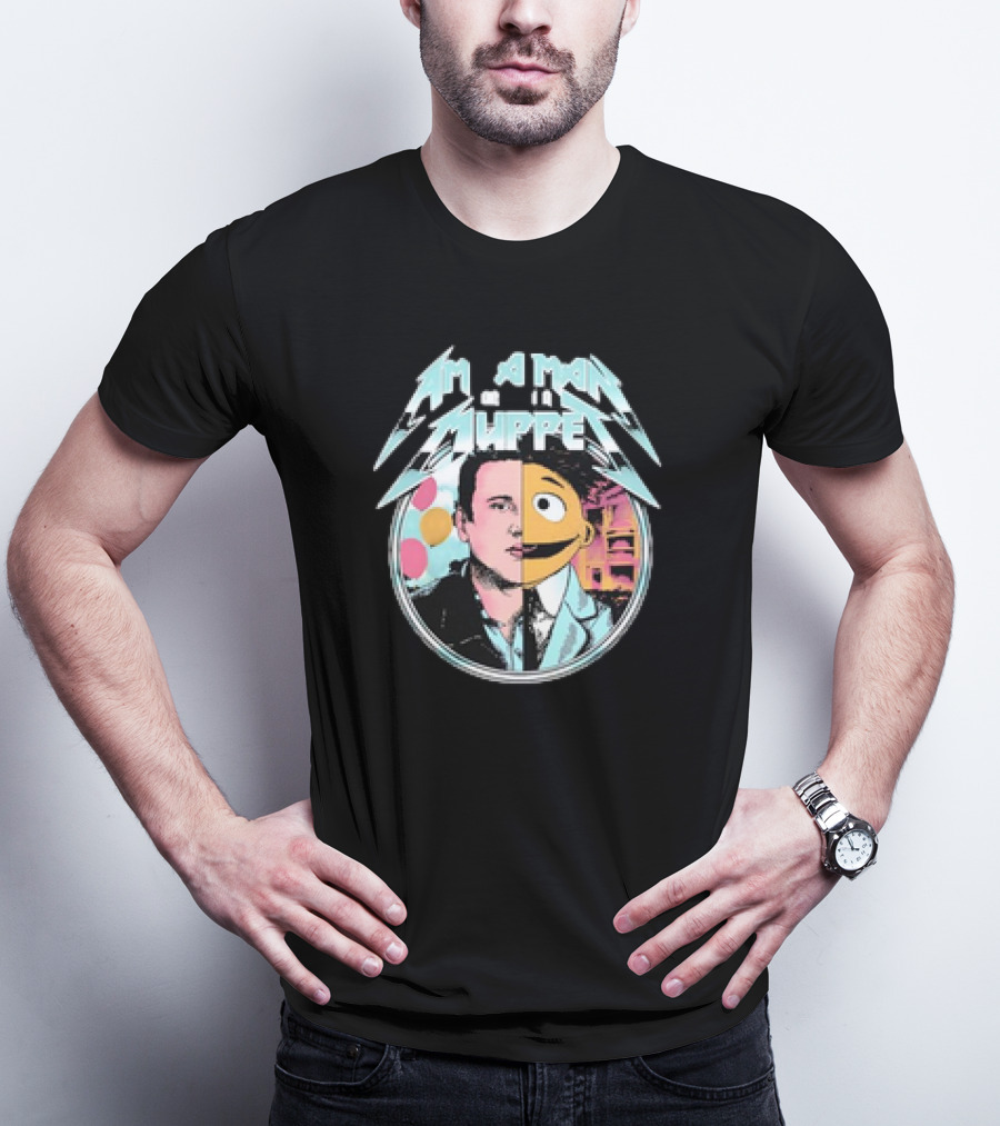 Am I A Man Or A Muppet Split Face Meme T-Shirt