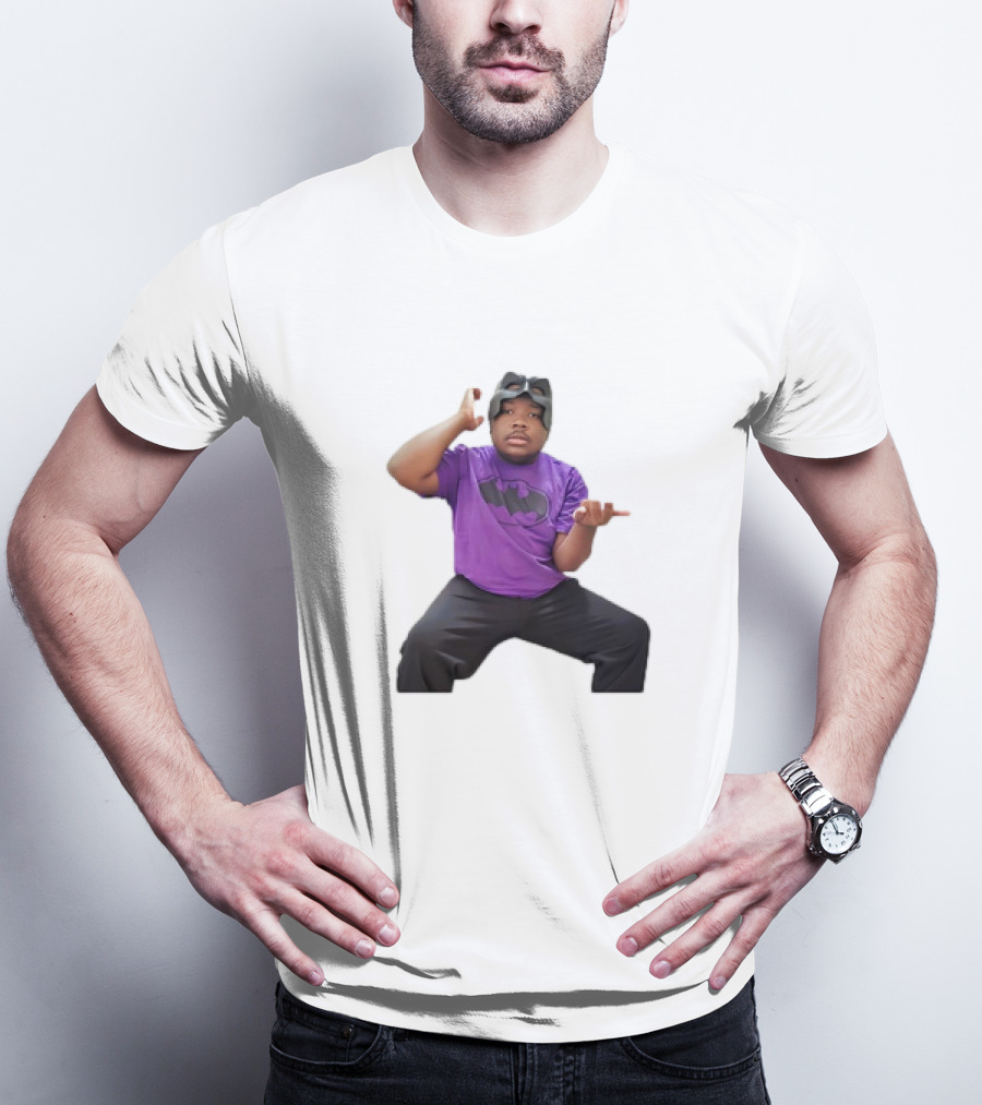 Darius Tiktok Autism Irisa Classic Batman Mask And Pose T-Shirt