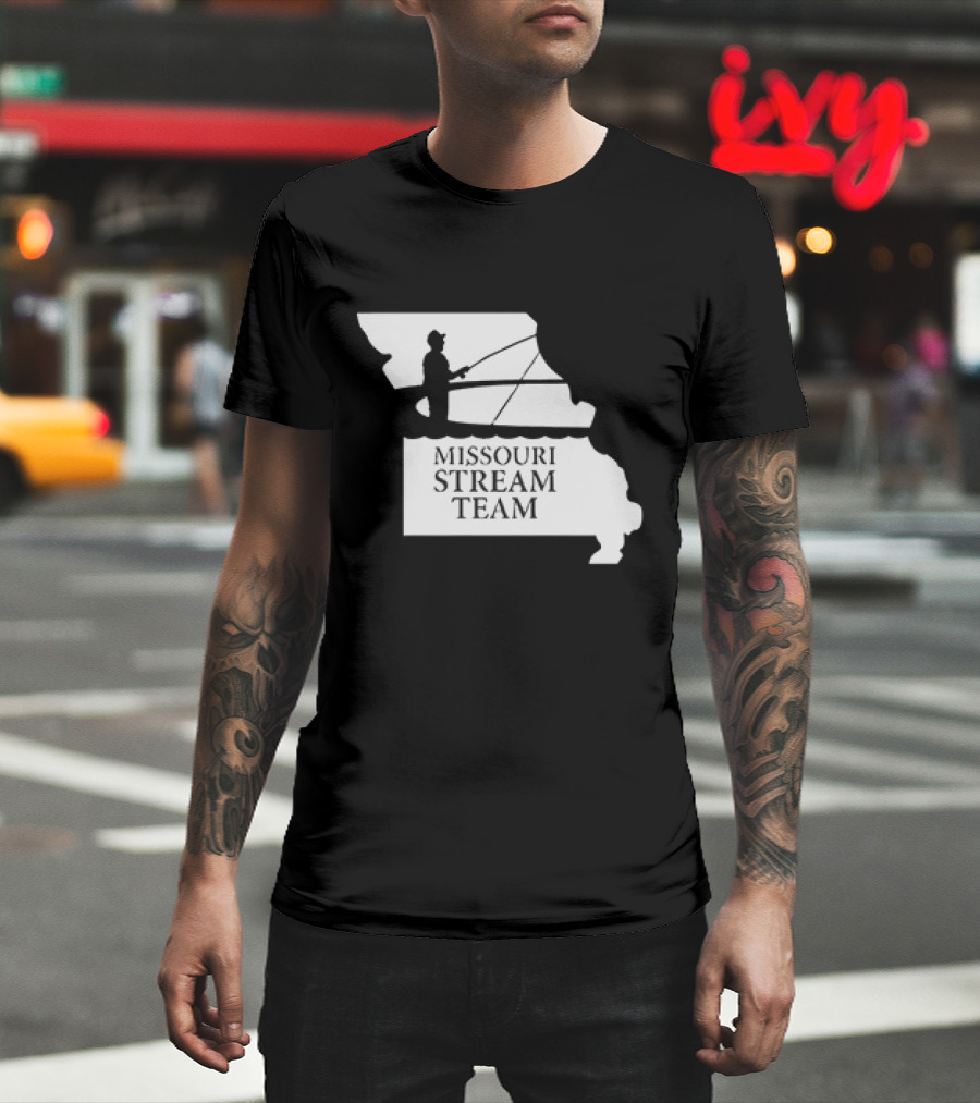 Missouri Stream Team Fishing In State T-Shirt