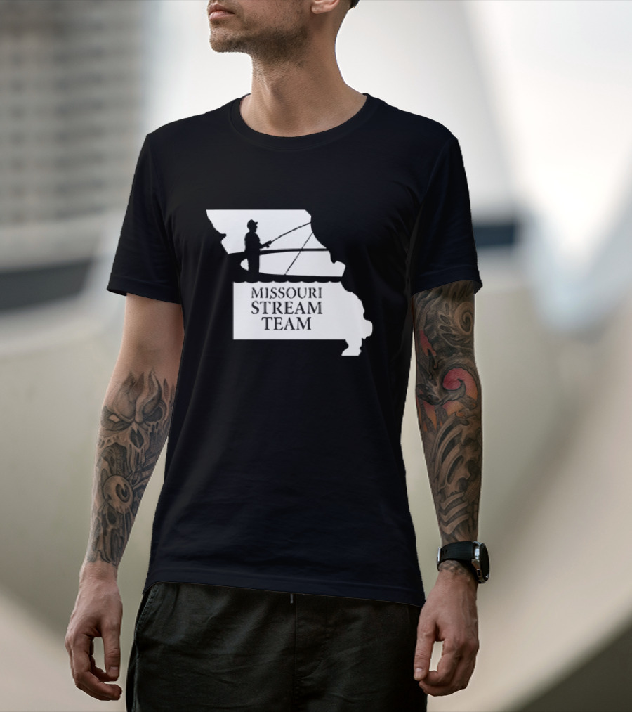 Missouri Stream Team Fishing In State T-Shirt