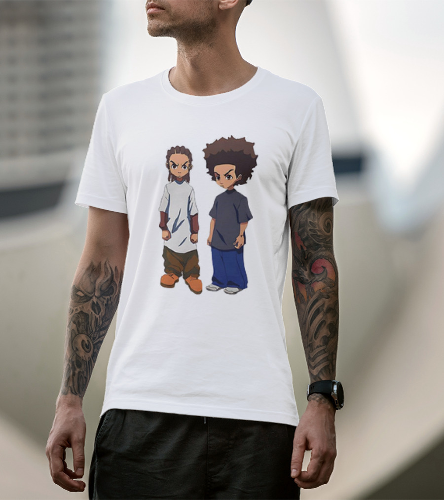 The Boondocks Huey And Riley Duo T-Shirt