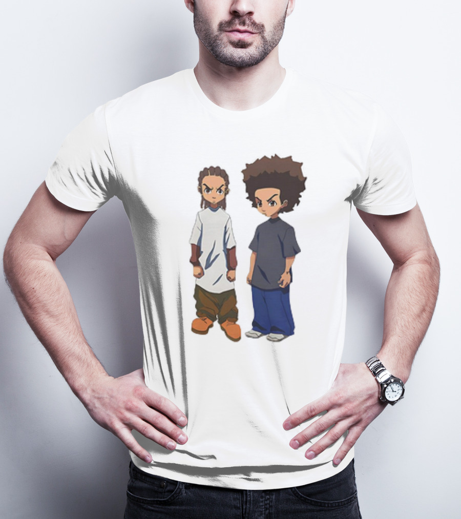 The Boondocks Huey And Riley Duo T-Shirt