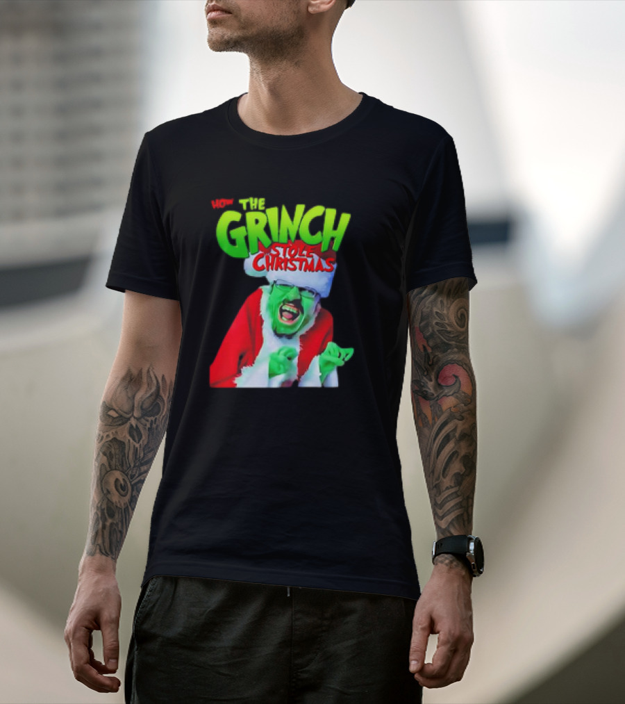 Walter White How The Grinch Stole Christmas Mashup Character T-Shirt