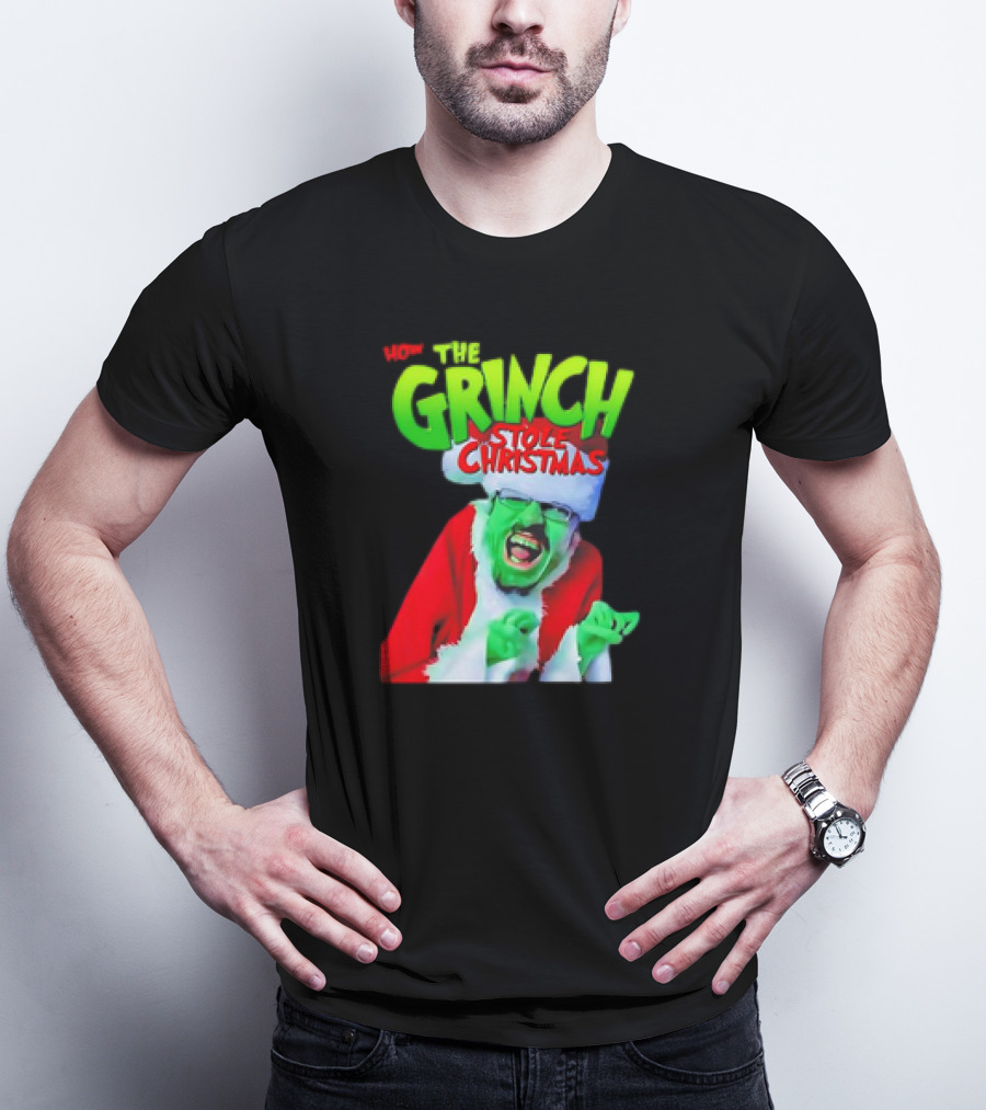 Walter White How The Grinch Stole Christmas Mashup Character T-Shirt