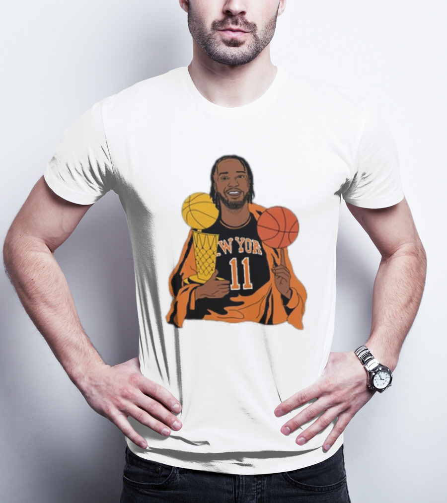 New York 11 Big Knick Energy Brunshym Basketball Trophy T-Shirt