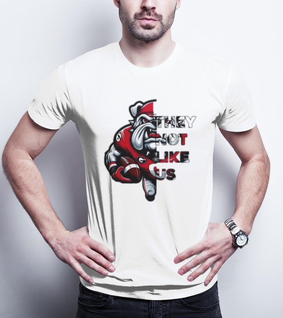 Georgia Bulldogs They Not Like Us T-Shirt