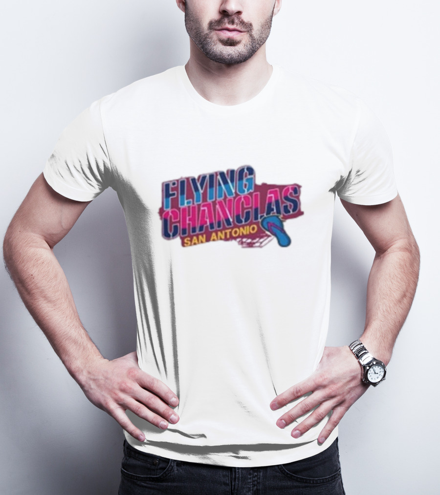Flying Chanclas San Antonio Pink San Antonio Missions T-Shirt