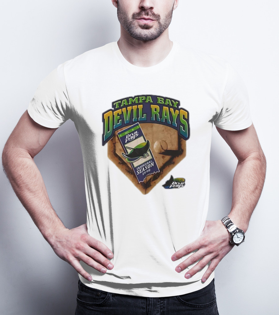 Tampa Bay Devil Rays Inaugural Season 1998 Vintage Major League Baseball Debut T-Shirt